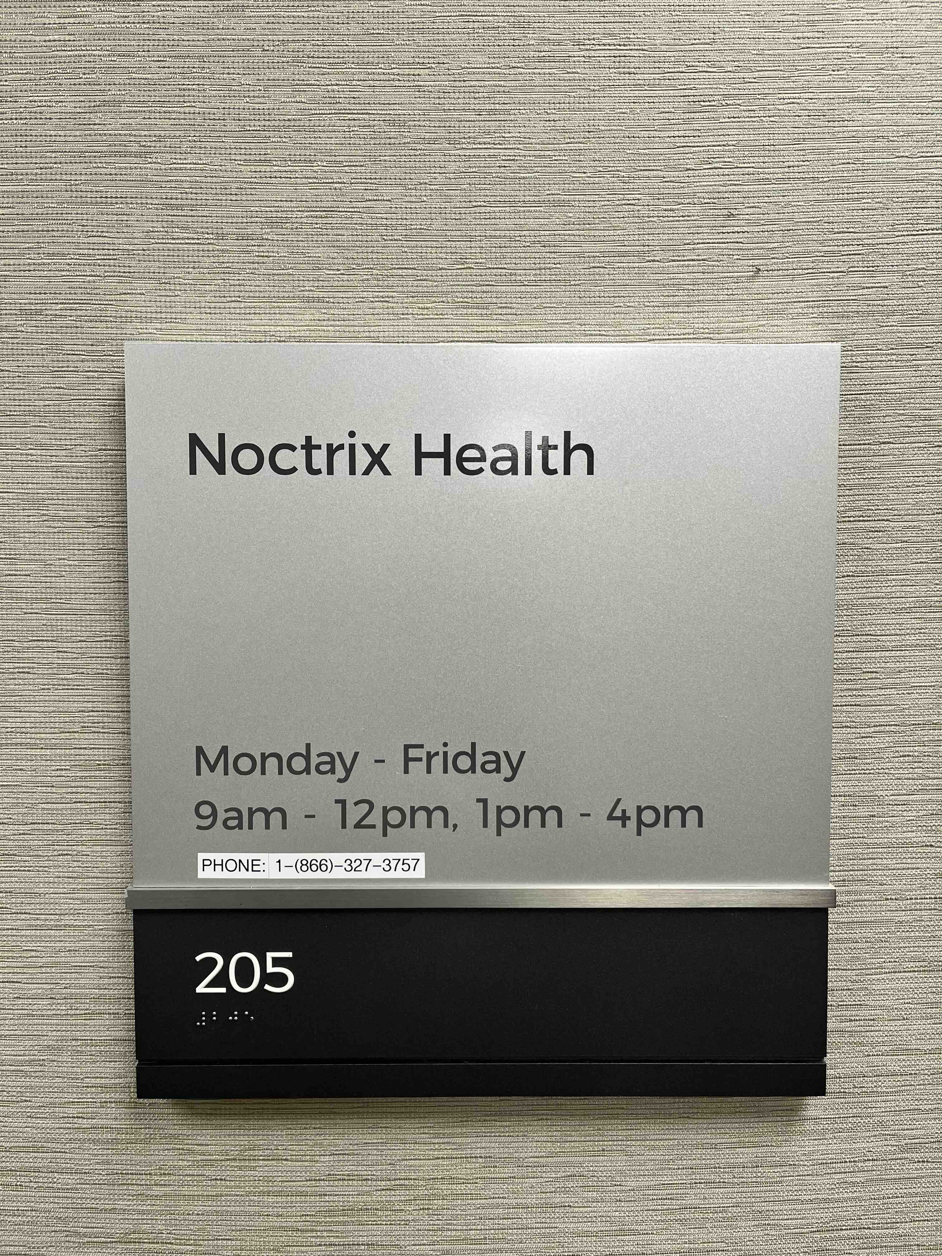 Noctrix Health, Inc. 6700 Koll Center Parkway Ste 205, Pleasanton, CA ...