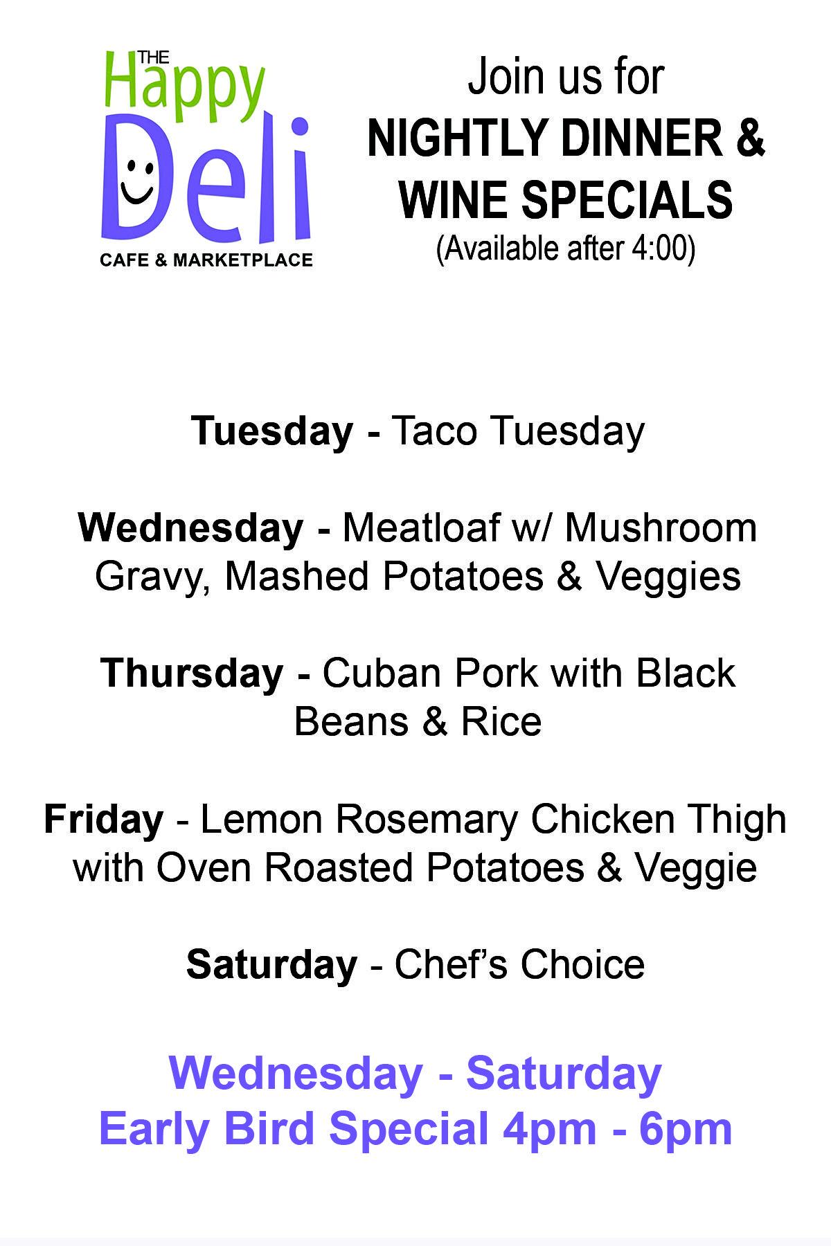 The Happy Deli - New Smyrna Beach, FL 32168